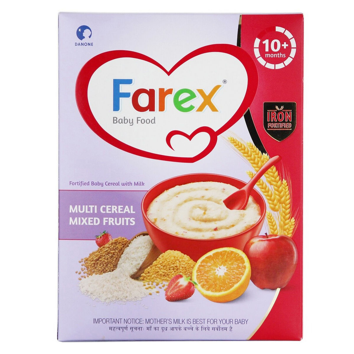 Farex Multi Cereal Mixed Fruit Powder, 300 gm ஹிந்தியில் பயன்கள் ...