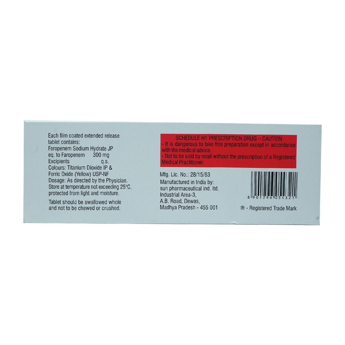 Faronem ER Tablet | Uses, Side Effects, Price | Apollo Pharmacy
