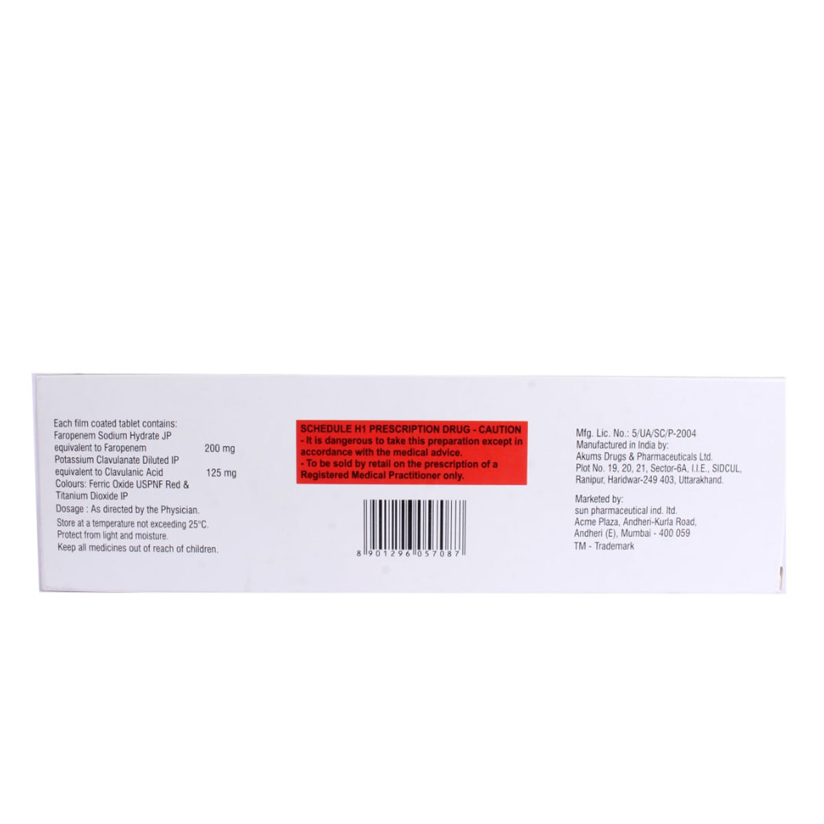 Faronem CV Tablet 10's Price, Uses, Side Effects, Composition - Apollo ...