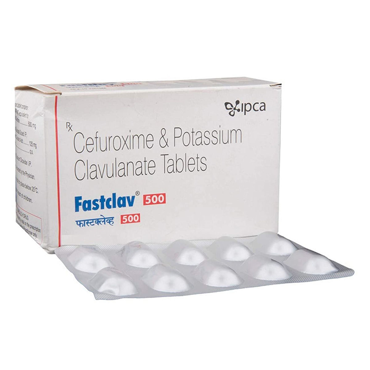 Fastclav 500 Tablet 10'S Price, Uses, Side Effects, Composition ...