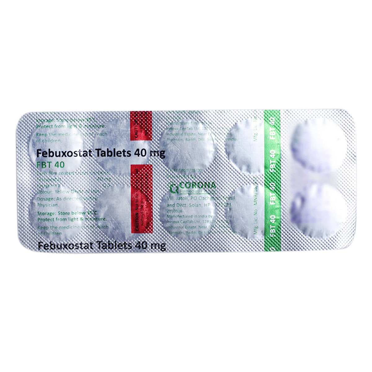 Fbt 40mg Tablet | Uses, Side Effects, Price | Apollo Pharmacy