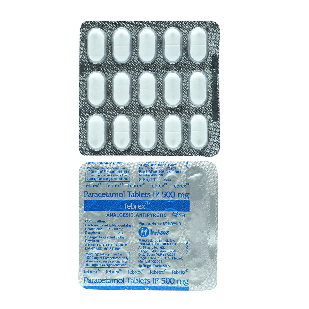 Febrex 500 mg Tablet 15's Price, Uses, Side Effects, Composition ...