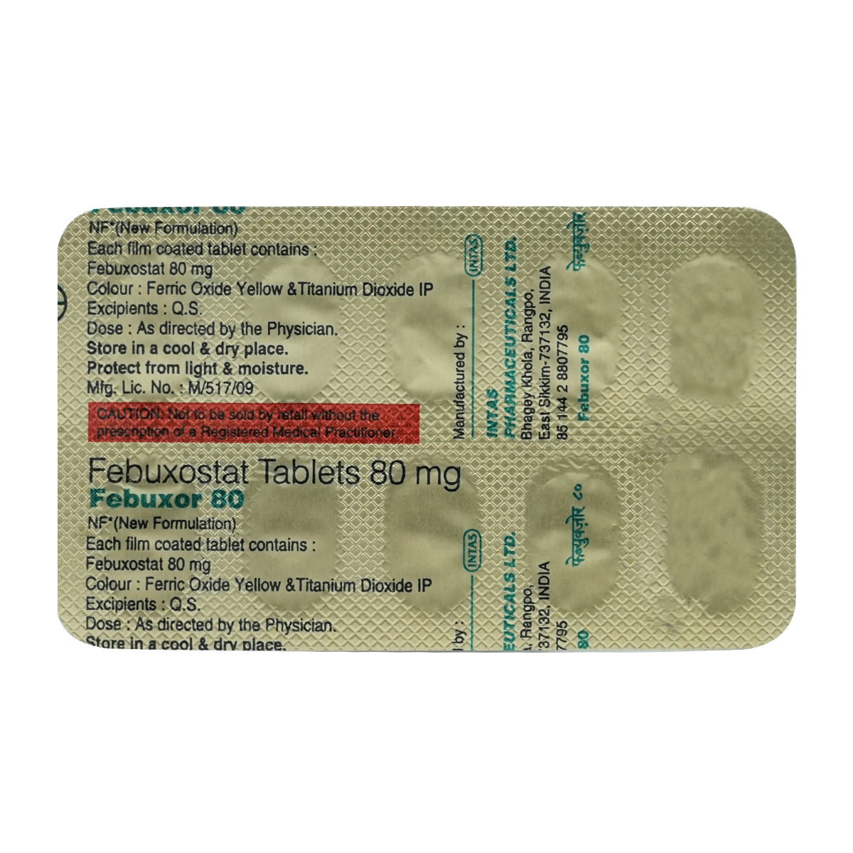 Febuxor 80 Tablet 10's Price, Uses, Side Effects, Composition - Apollo ...