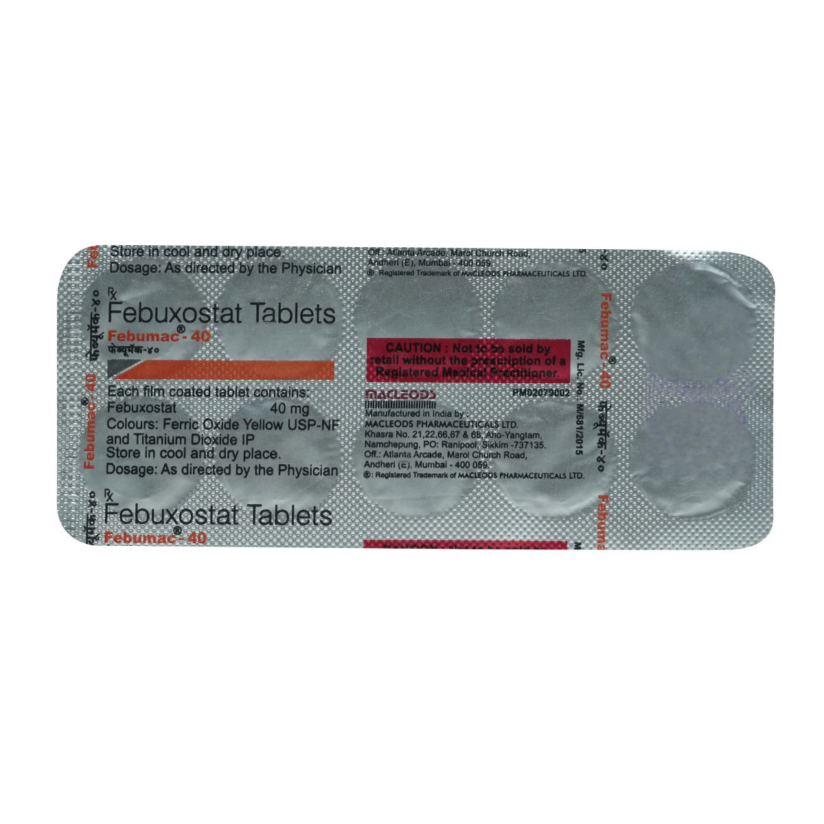Febumac 40 Tablet 10's Price, Uses, Side Effects, Composition - Apollo ...