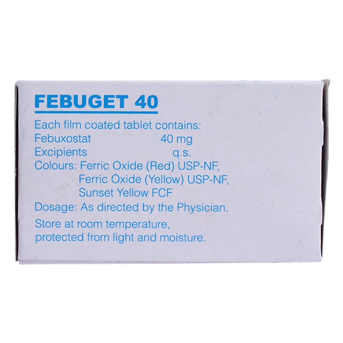 Febuget 40 Tablets 15's Price, Uses, Side Effects, Composition - Apollo ...