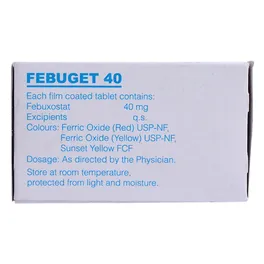 Febuget 40 Tablets | Uses, Side Effects, Price | Apollo Pharmacy