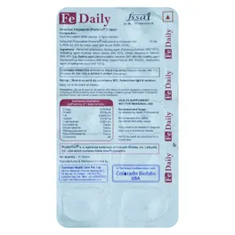 Fe Daily Tablet | Uses, Side Effects, Price | Apollo Pharmacy