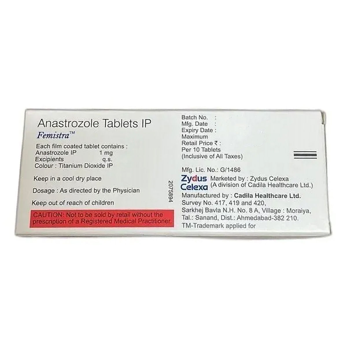 Femistra Tablet 10's Price, Uses, Side Effects, Composition - Apollo ...