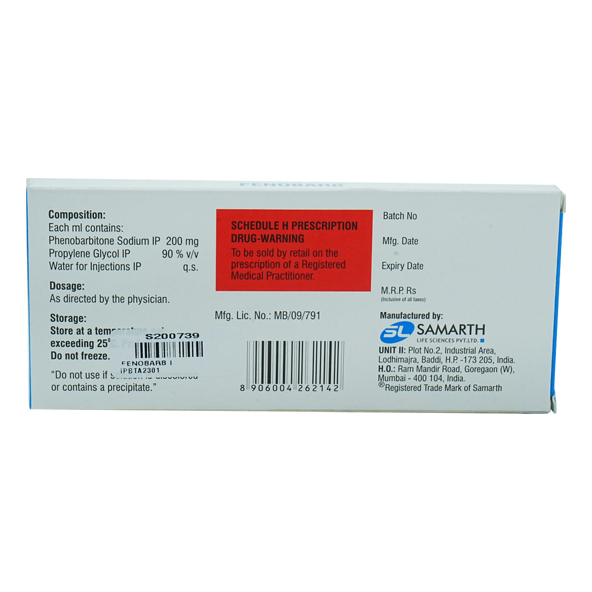 FENOBARB INJECTION 1ML Price, Uses, Side Effects, Composition - Apollo ...