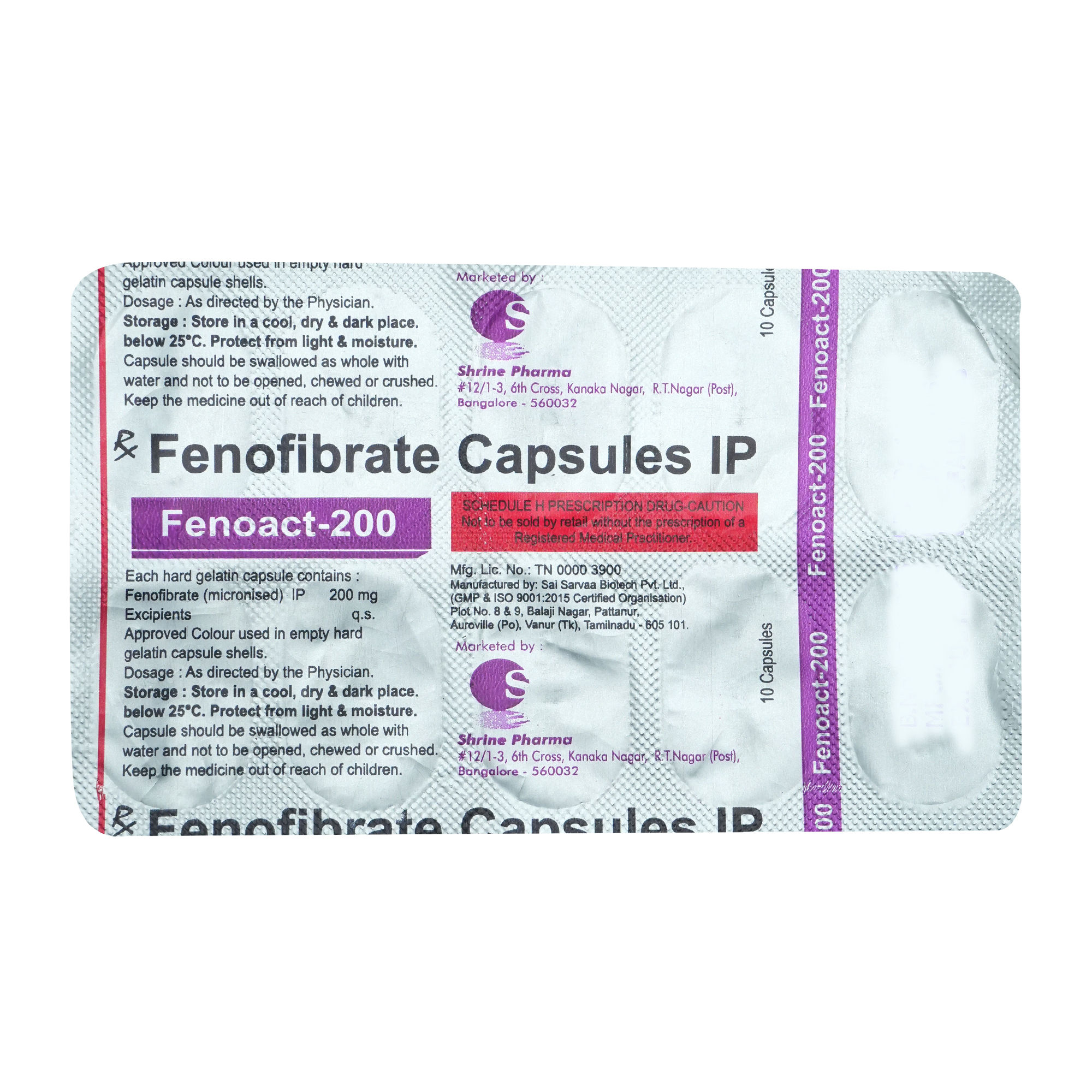 Fenoact-200 Capsule 10's Price, Uses, Side Effects, Composition ...