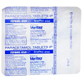 Fepanil-650 Tablet | Uses, Side Effects, Price | Apollo Pharmacy