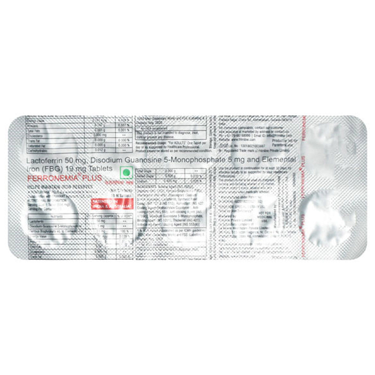 Ferronemia Plus Tablet | Uses, Side Effects, Price | Apollo Pharmacy