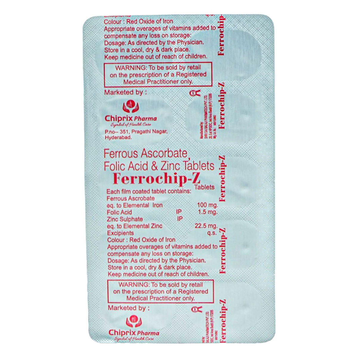 Ferrochip-Z Tablet | Uses, Side Effects, Price | Apollo Pharmacy