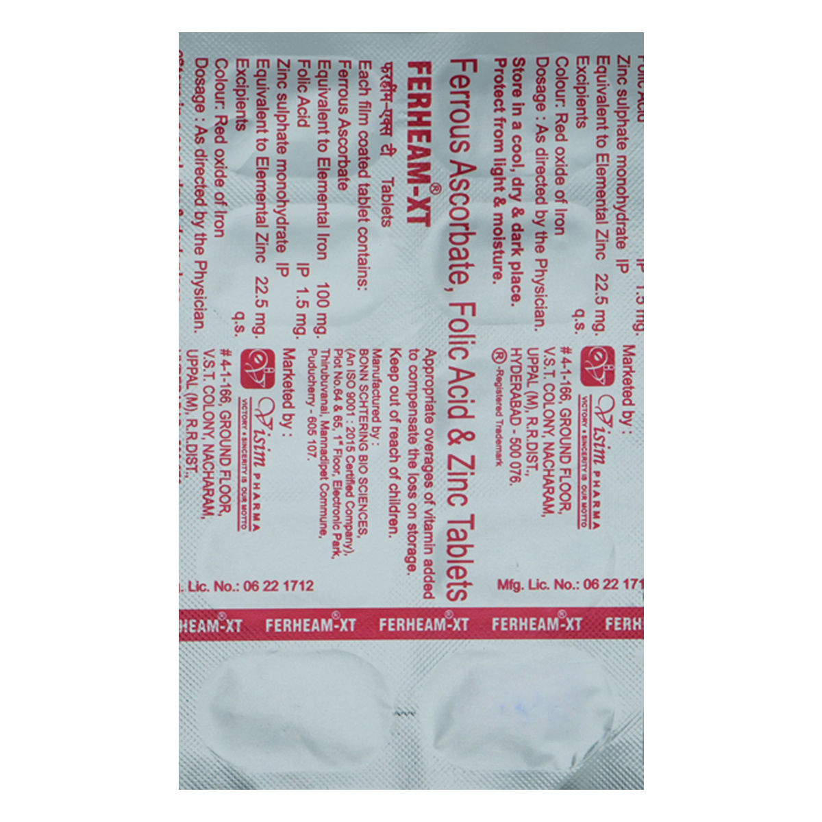 Ferheam-XT Tablet | Uses, Side Effects, Price | Apollo Pharmacy