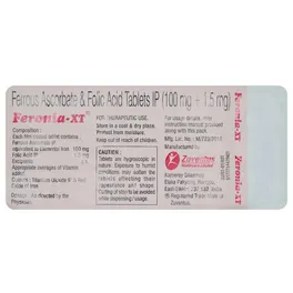 Feronia-XT Tablet | Uses, Side Effects, Price | Apollo Pharmacy