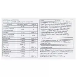 Ferronomic Plus Tablet 15's | Uses, Side Effects, Price | Apollo Pharmacy