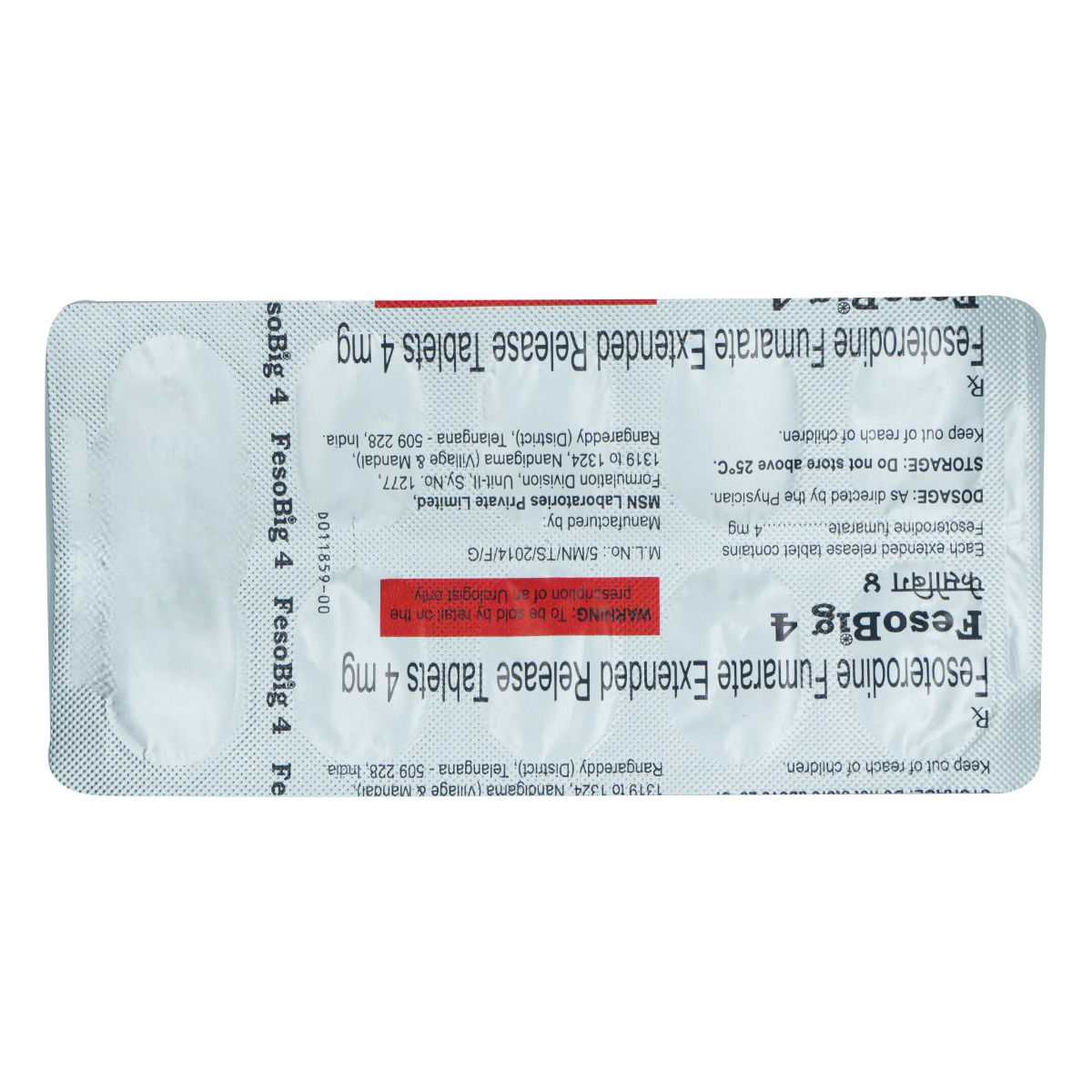 Fesobig 4 Tablet | Uses, Side Effects, Price | Apollo Pharmacy