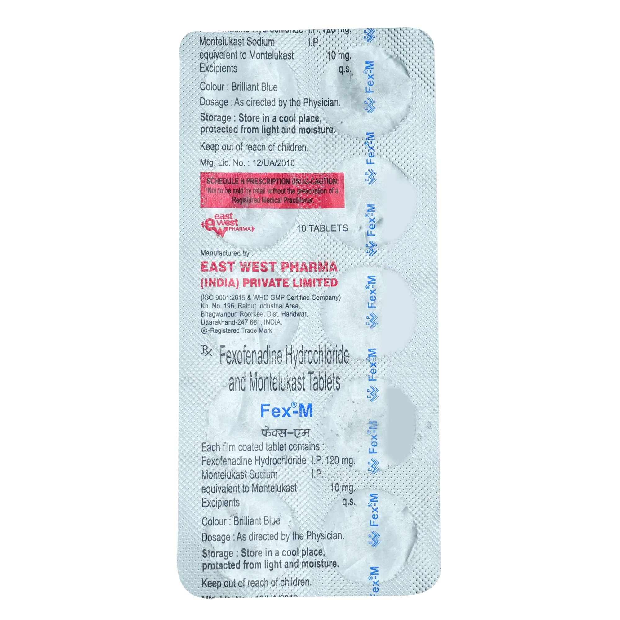 Fex-M Tablet 10's Price, Uses, Side Effects, Composition - Apollo Pharmacy