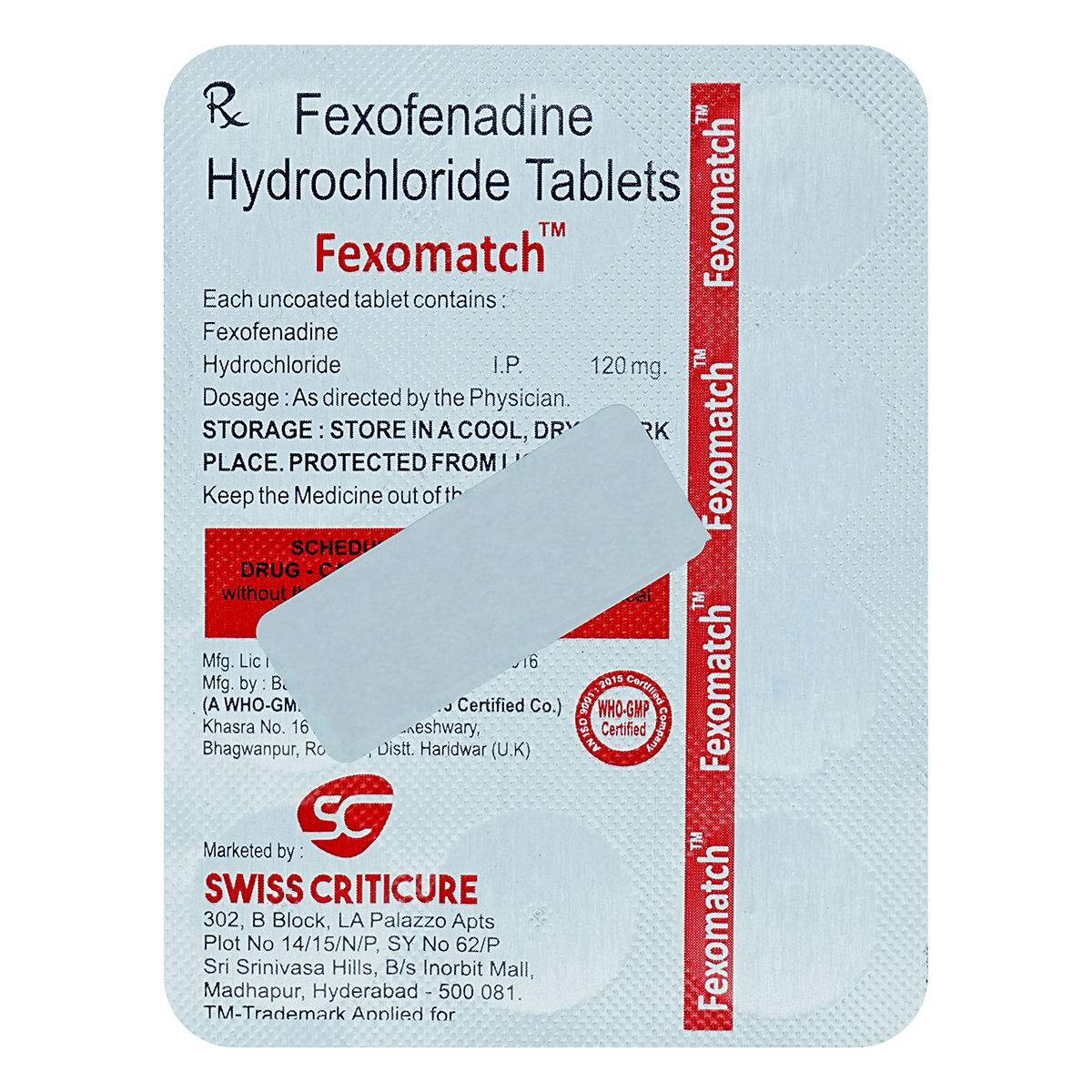 Fexomatch Tablet | Uses, Side Effects, Price | Apollo Pharmacy