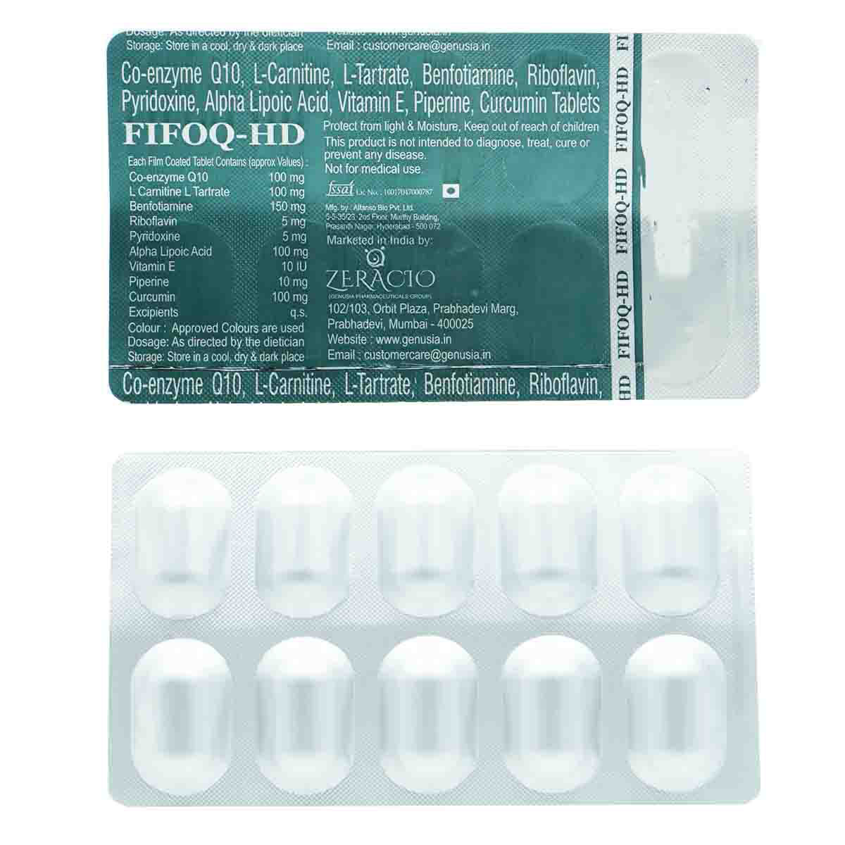 Fifoq-Hd Tablet | Uses, Side Effects, Price | Apollo Pharmacy