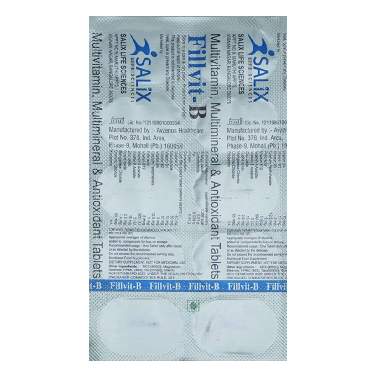 Fillvit-B Tablet | Uses, Side Effects, Price | Apollo Pharmacy