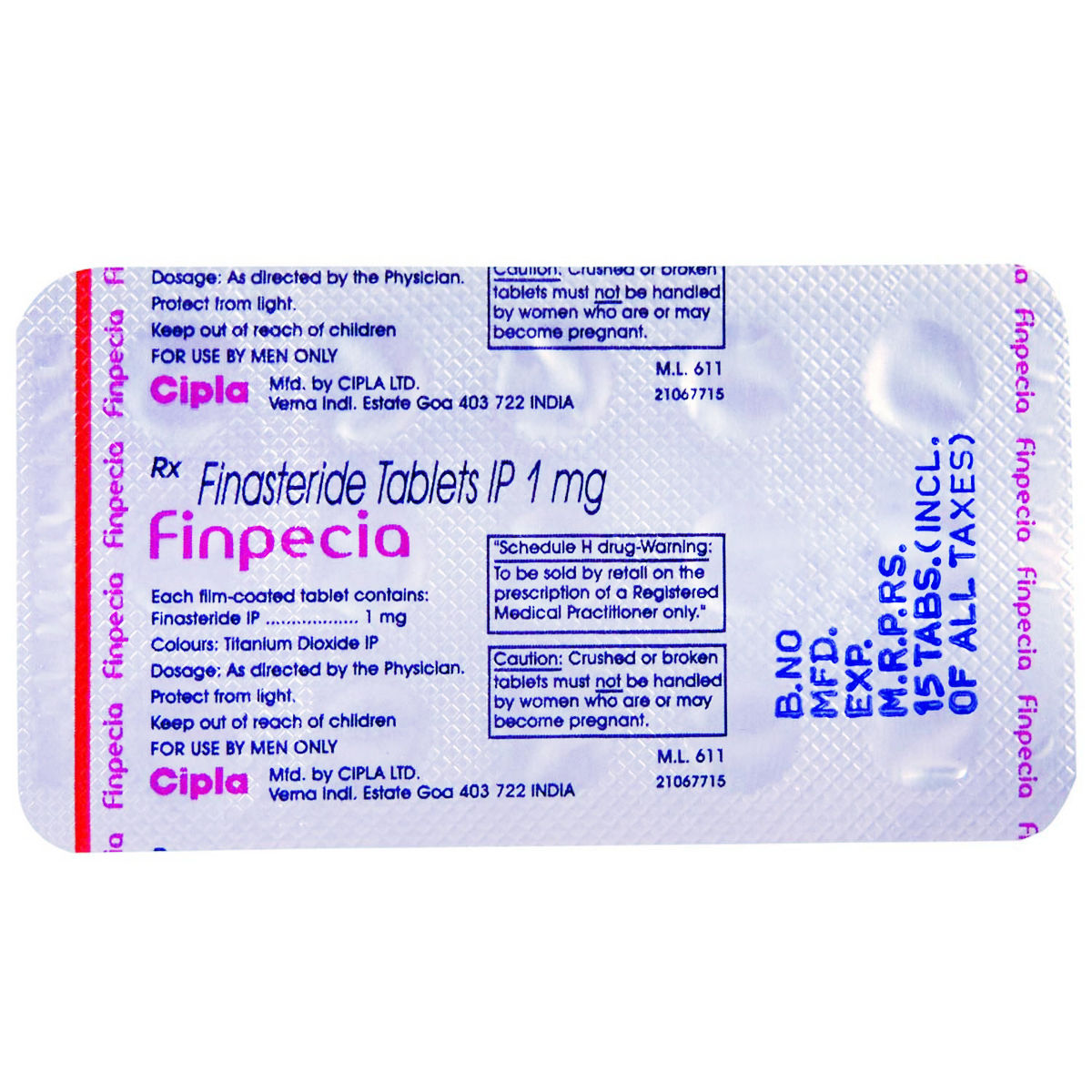Finpecia Tablet | Uses, Side Effects, Price | Apollo Pharmacy