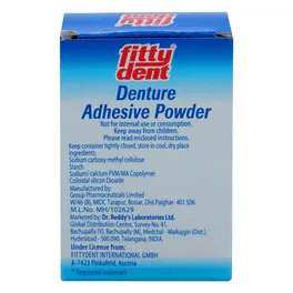 Buy Fittydent Super Denture Adhesive Powder, 20 gm | 19 Minutes ...