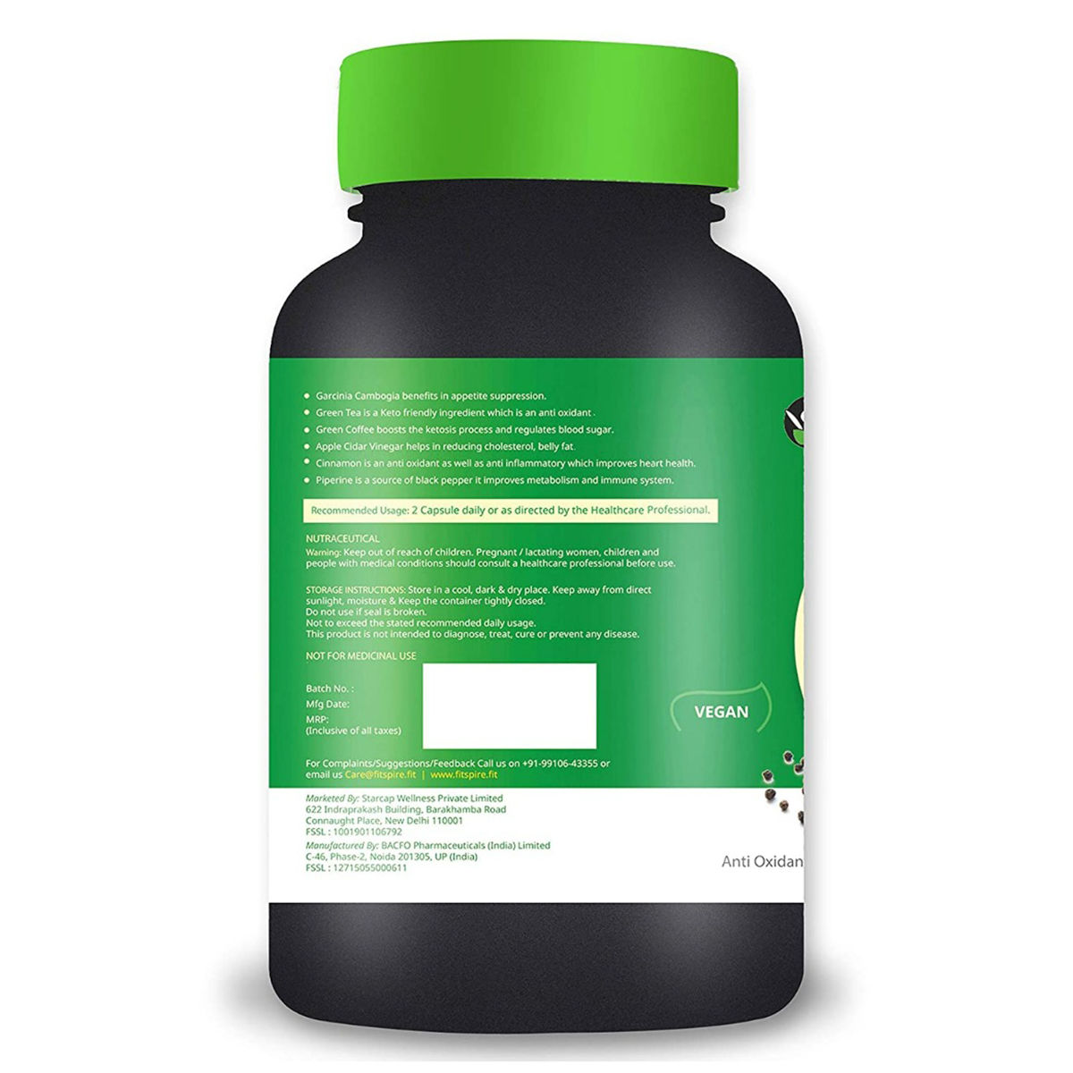 Fitspire Keto Fit, 60 Capsules Price, Uses, Side Effects, Composition ...