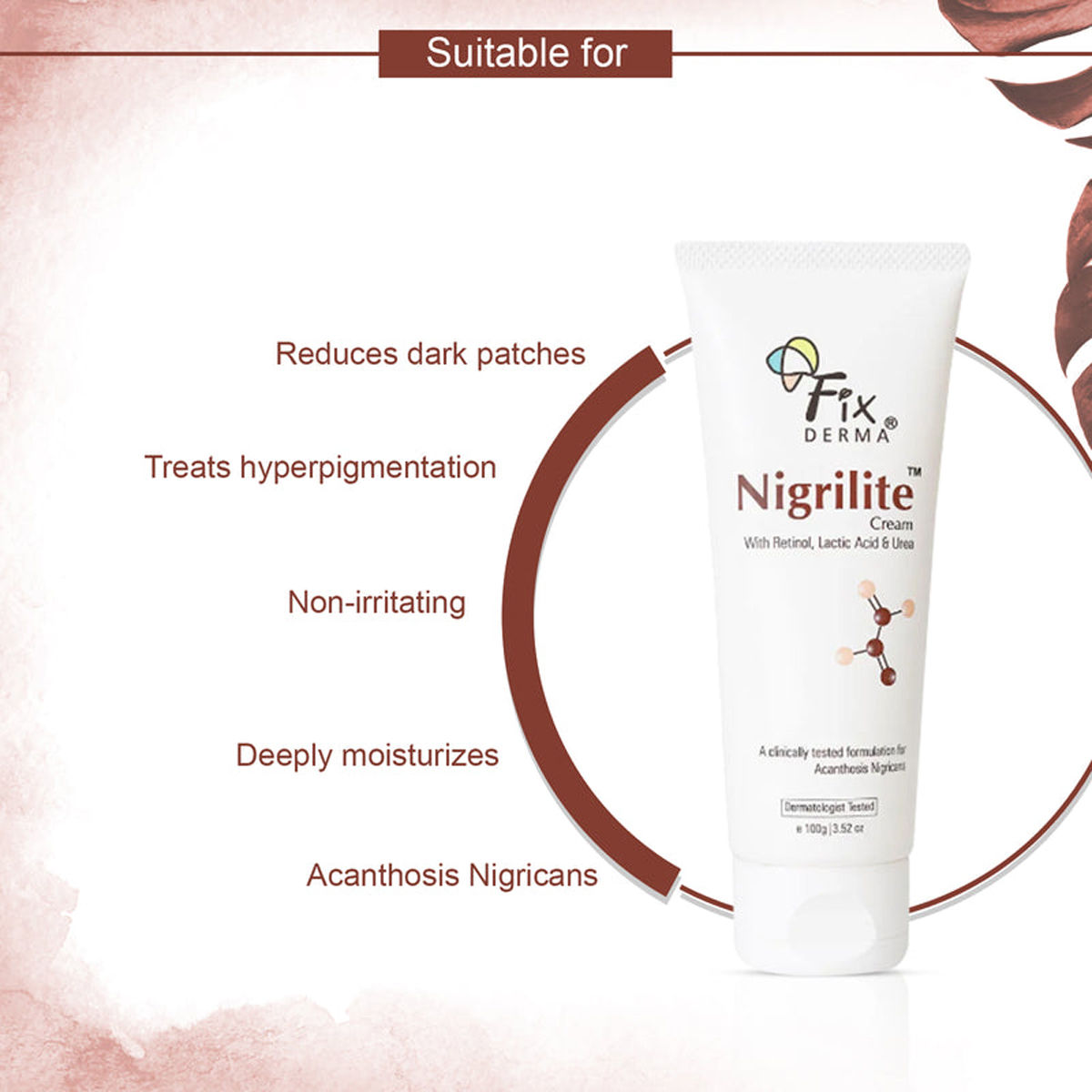 Fixderma Nigrilite Cream 100 gm Price, Uses, Side Effects, Composition ...