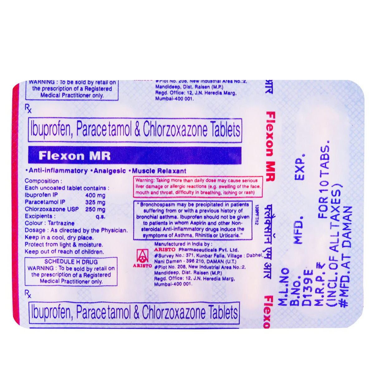 Flexon MR Tablet | Uses, Side Effects, Price | Apollo Pharmacy