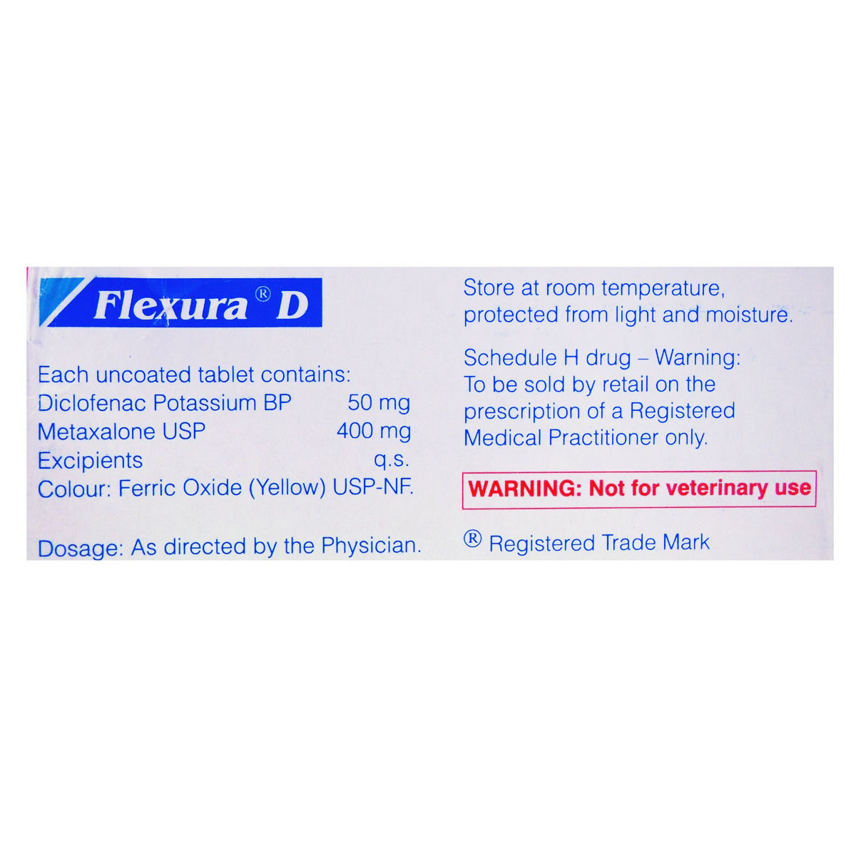 Flexura D Tablet | Uses, Side Effects, Price | Apollo Pharmacy