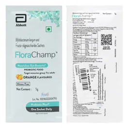 Flora Champ Orange Sachet 5 gm | Uses, Side Effects, Price | Apollo ...