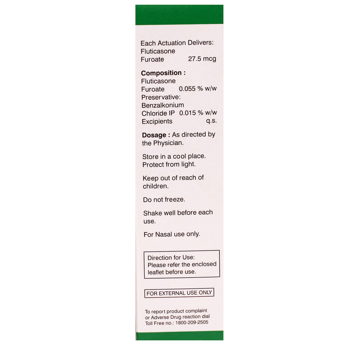 Flutiflo FT Nasal Spray 6 gm | Uses, Side Effects, Price | Apollo Pharmacy