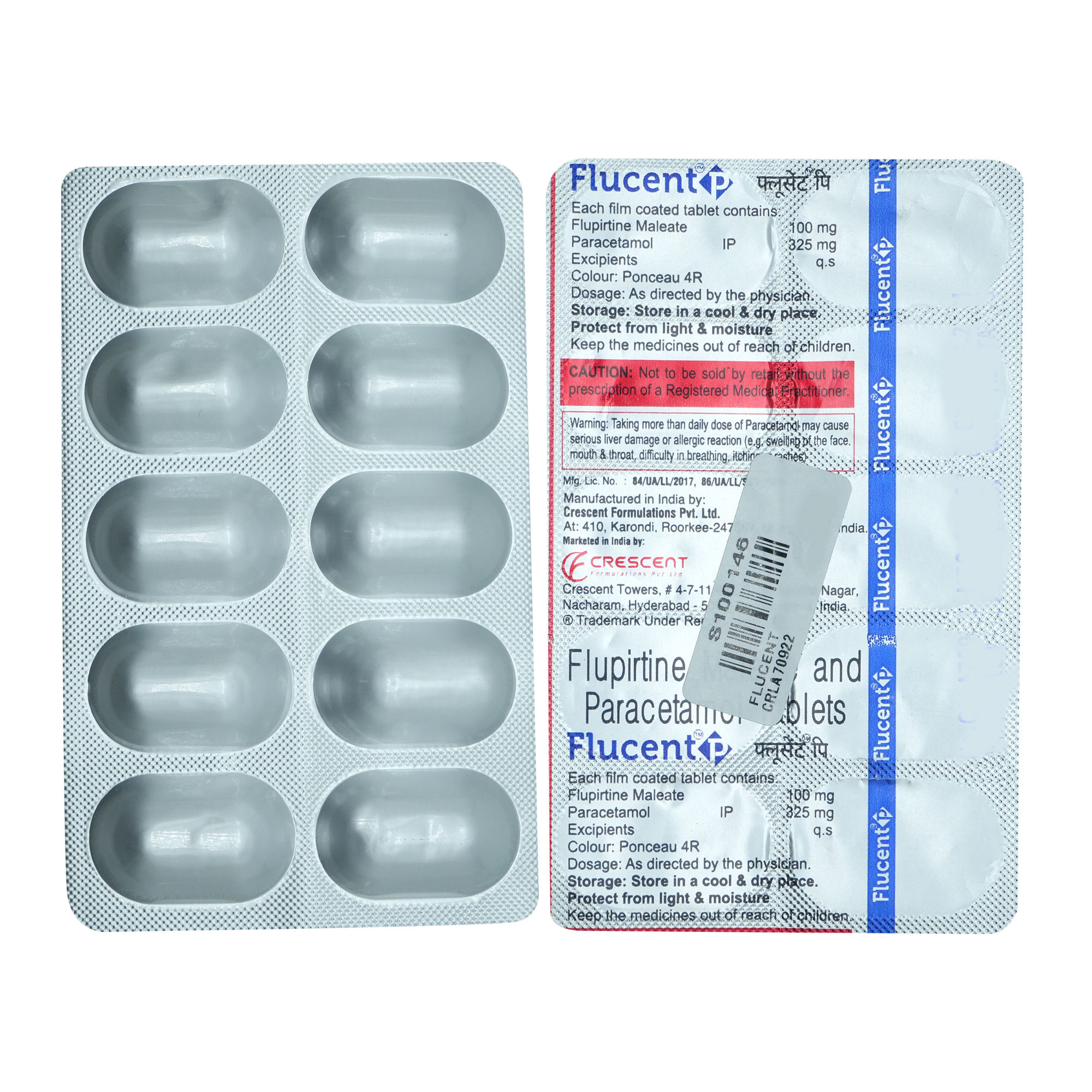 Flucent P Tablet | Uses, Side Effects, Price | Apollo Pharmacy