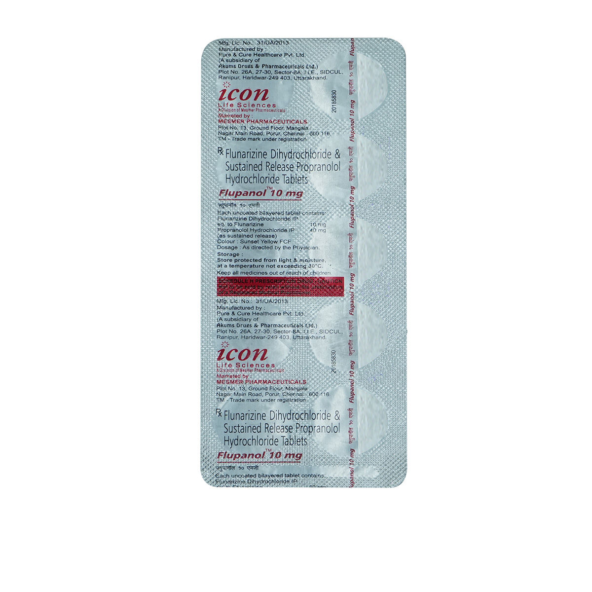 Flupanol 10 mg Tablet 10's Price, Uses, Side Effects, Composition ...