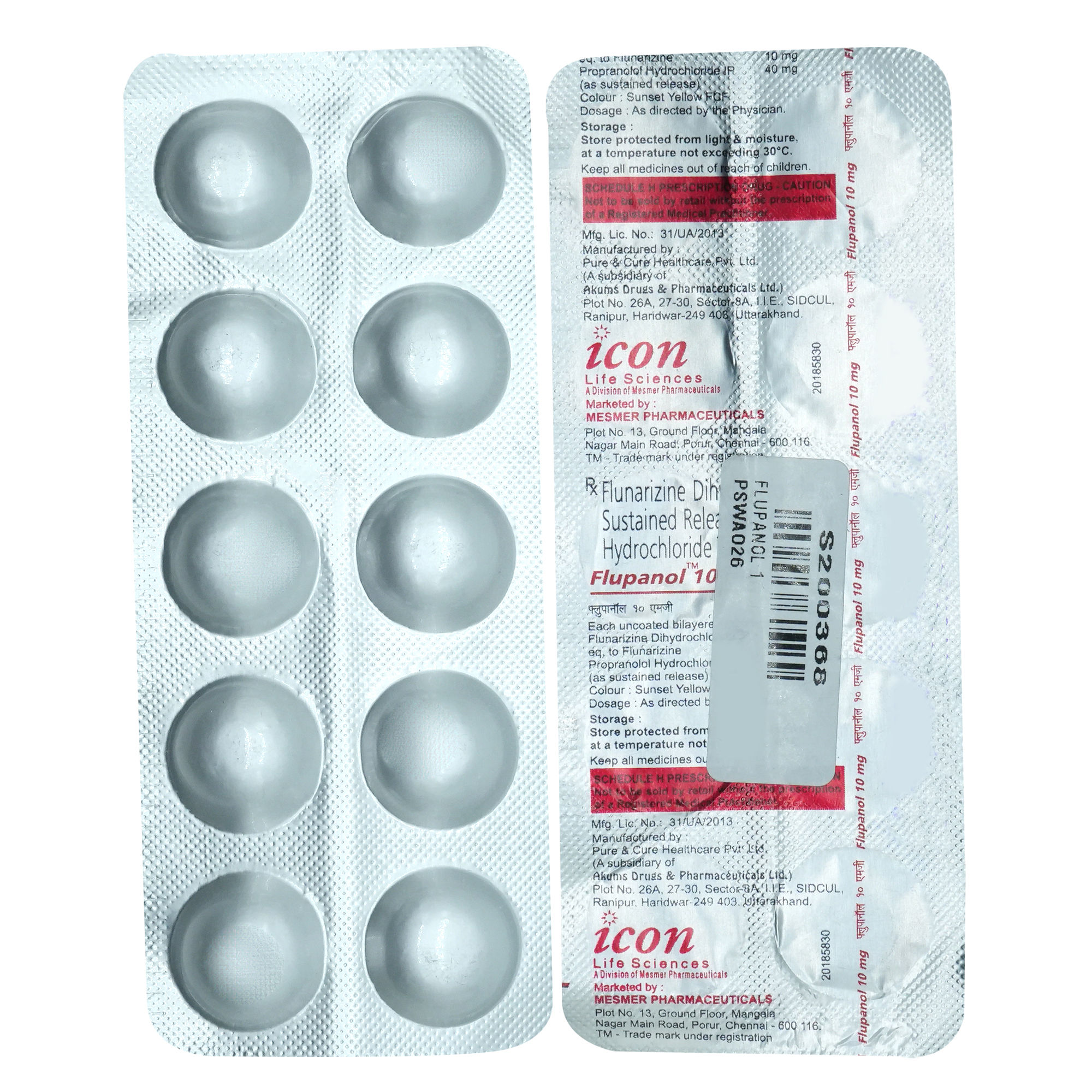 Flupanol 10mg Tablet | Uses, Side Effects, Price | Apollo Pharmacy