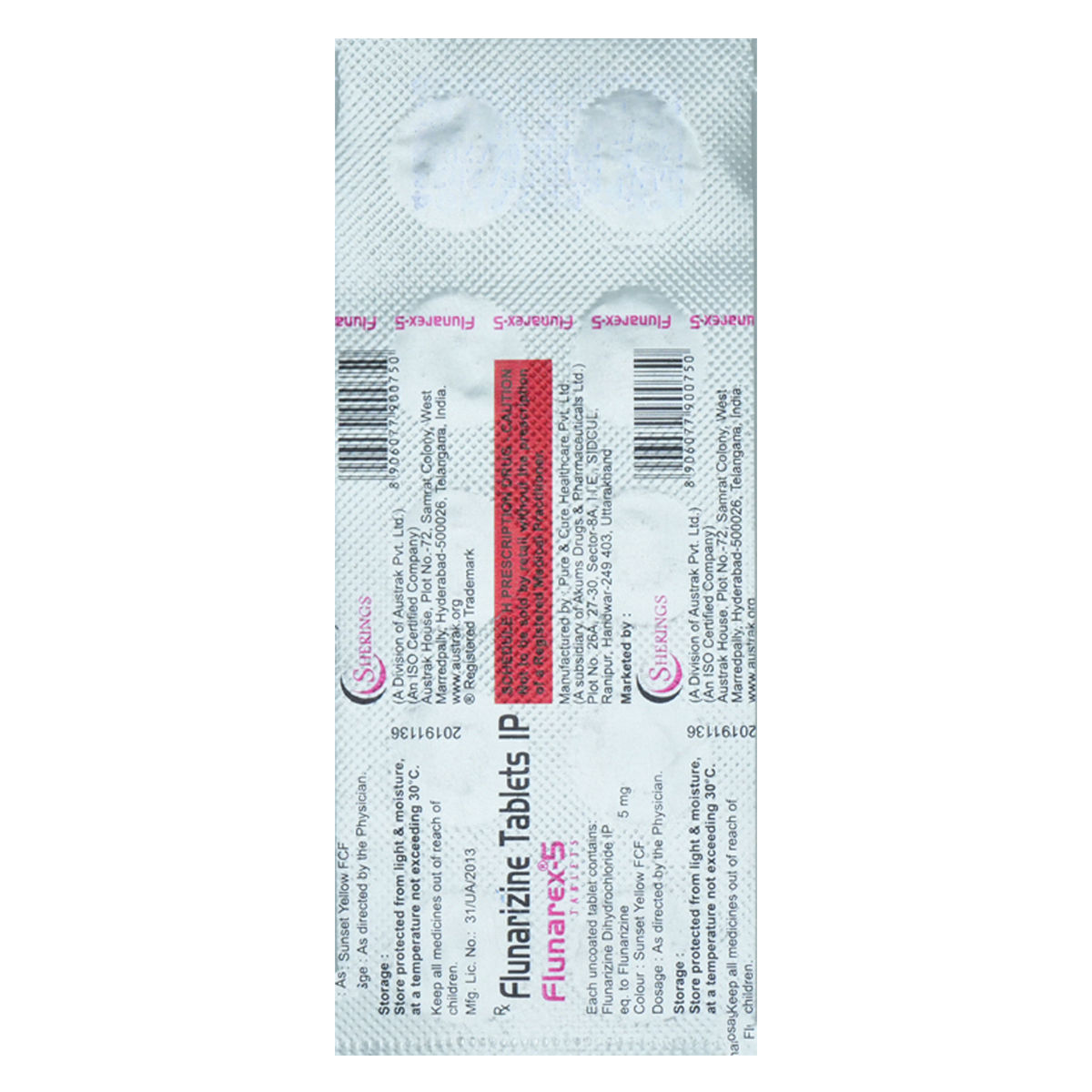 Flunarex-5 Tablet | Uses, Side Effects, Price | Apollo Pharmacy