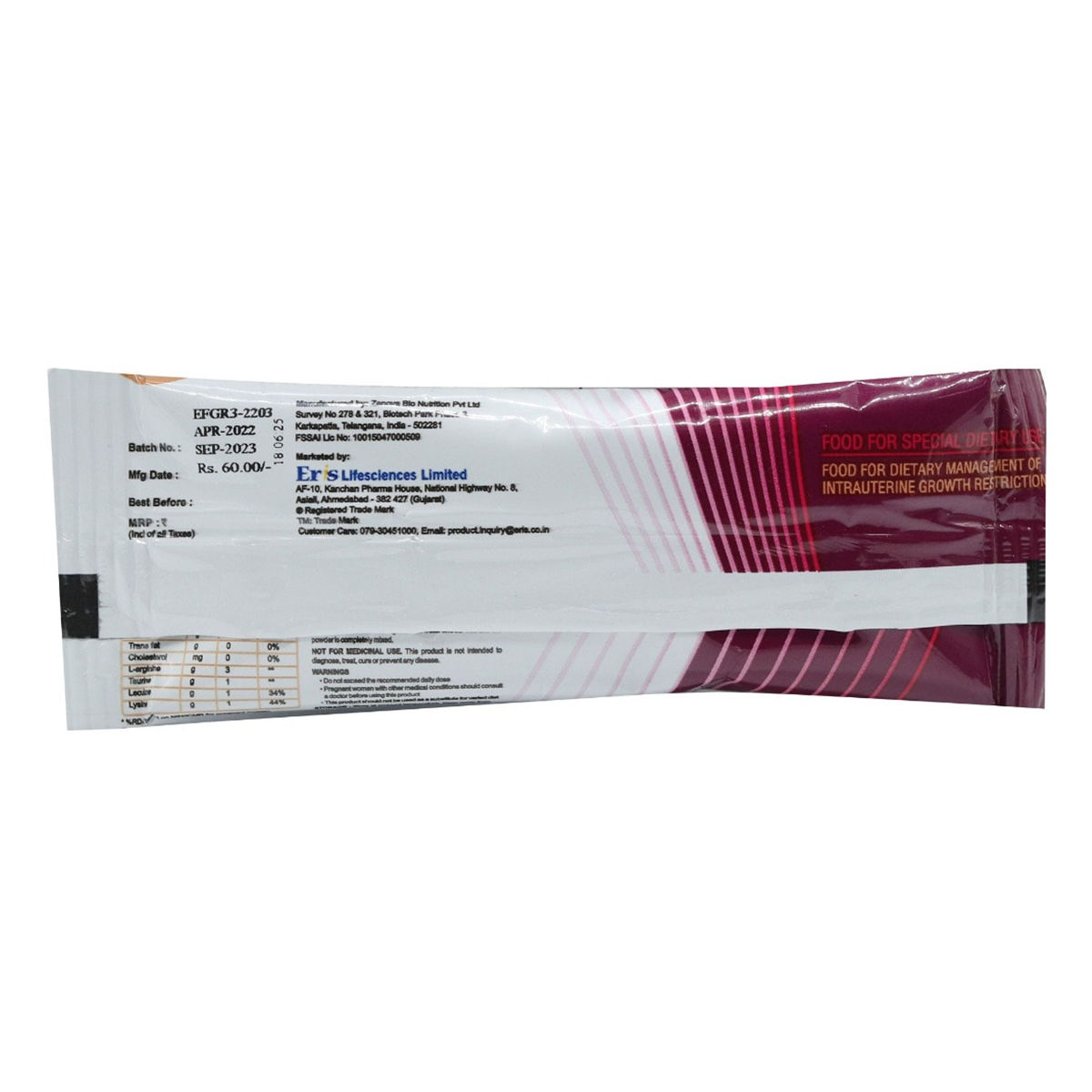 Focii Gr Orange Sachet 10x10 gm Price, Uses, Side Effects, Composition ...