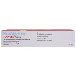 Folvite Tablet | Uses, Side Effects, Price | Apollo Pharmacy
