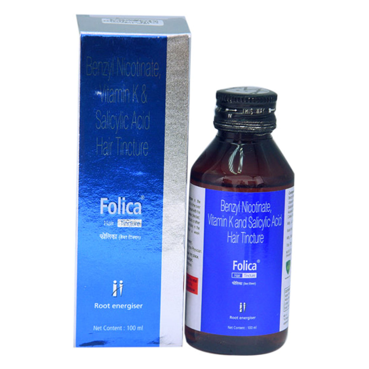 Folica Medicinal Hair Tincture, 100 ml Price, Uses, Side Effects ...