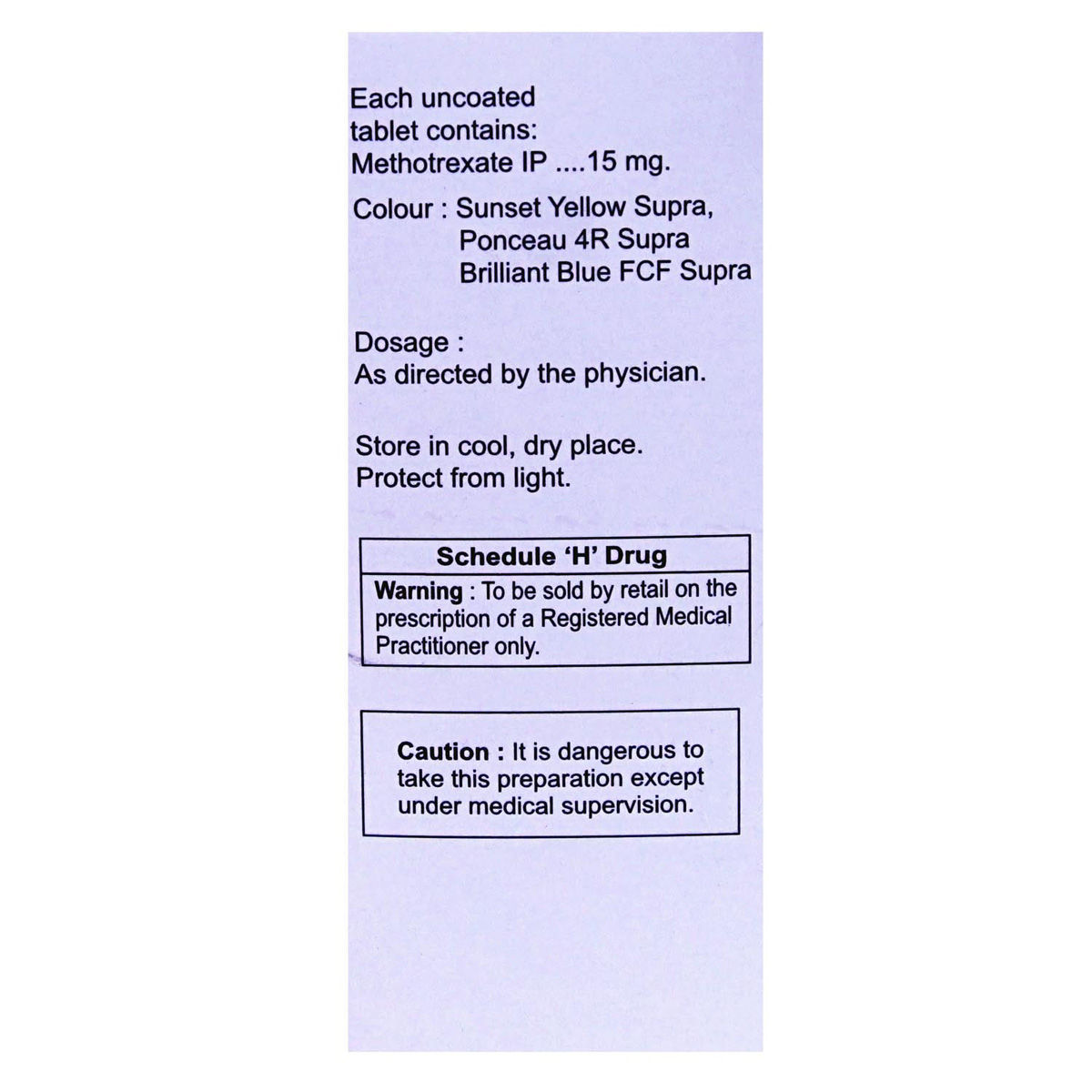 Folitrax-15 Tablet 10's Price, Uses, Side Effects, Composition - Apollo ...