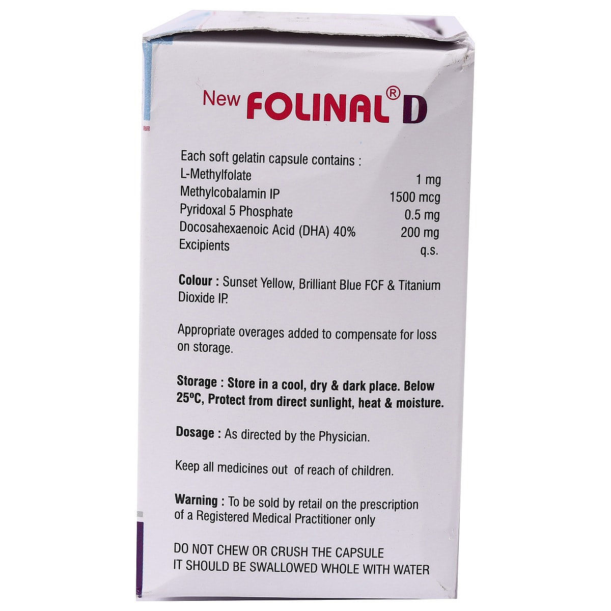 Folinal D Capsule 10's Price, Uses, Side Effects, Composition - Apollo ...