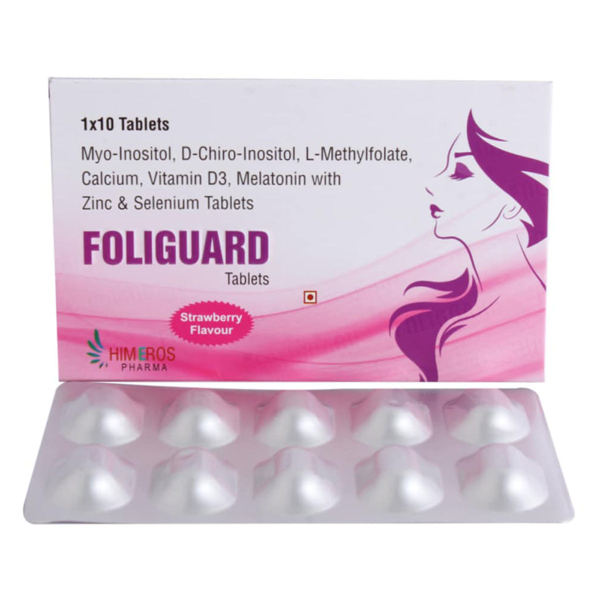 Foliguard Strawberry Tablet 10's Price, Uses, Side Effects, Composition ...