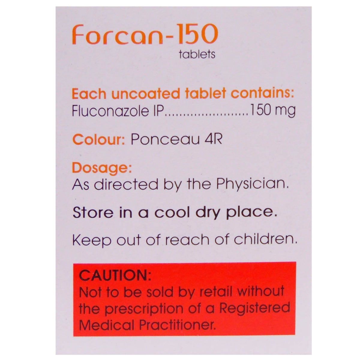 Forcan 150 mg Tablet | Uses, Side Effects, Price | Apollo Pharmacy