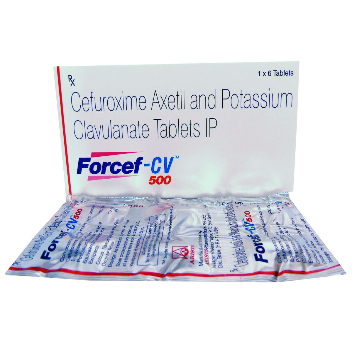 Forcef CV 500 Tablet | Uses, Side Effects, Price | Apollo Pharmacy
