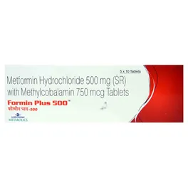 Formin Plus 500 Tablet | Uses, Side Effects, Price | Apollo Pharmacy