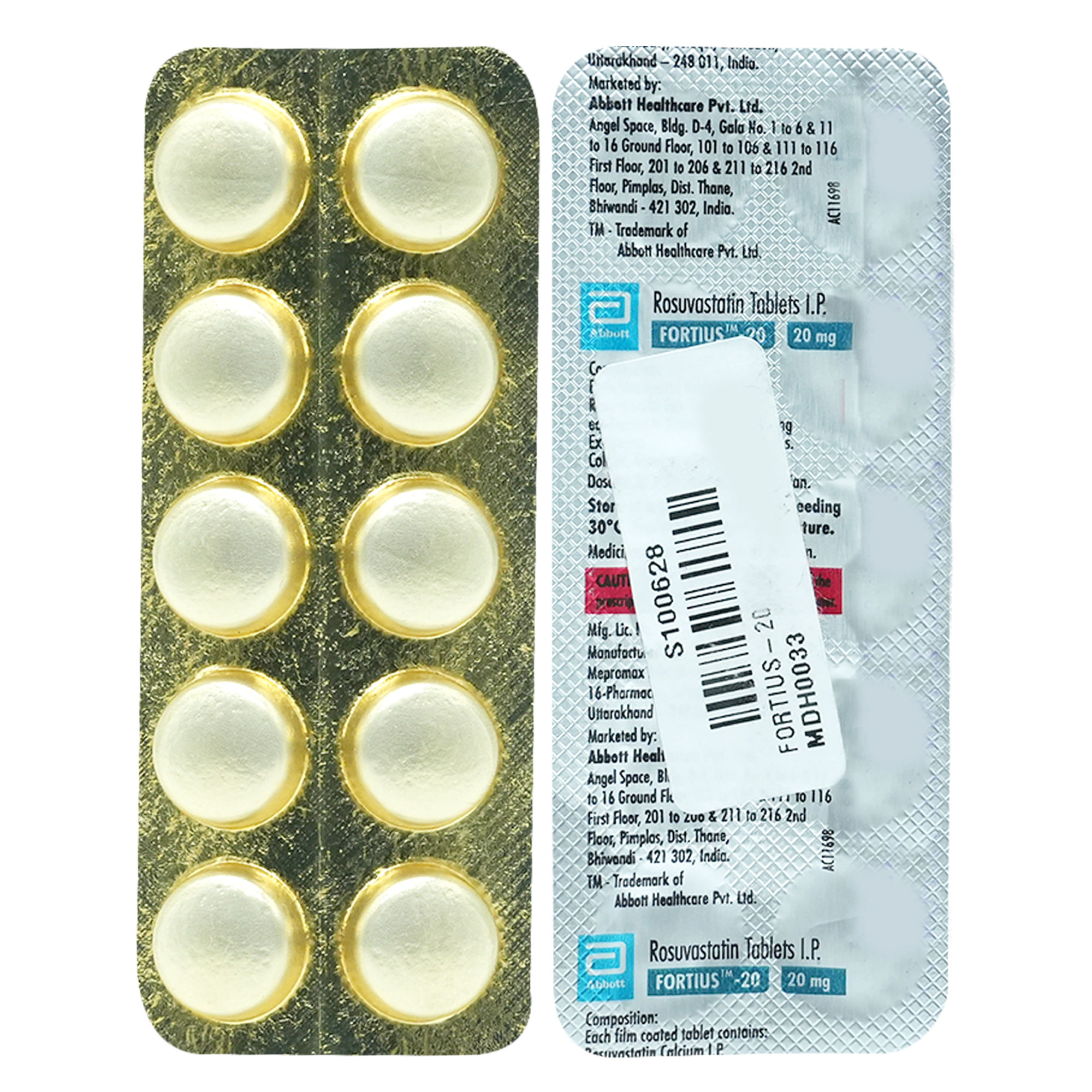 Fortius-20 Tablet | Uses, Side Effects, Price | Apollo Pharmacy