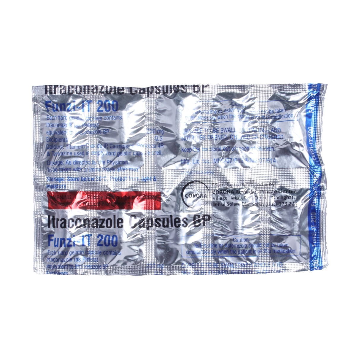 Funzi-IT 200 Capsule | Uses, Side Effects, Price | Apollo Pharmacy