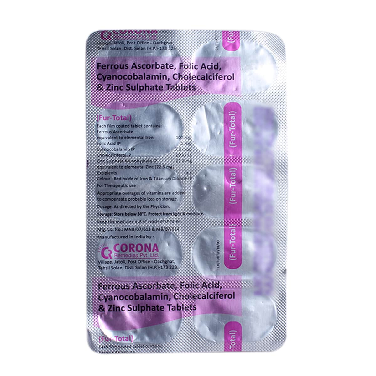 Fur Total Tablet | Uses, Side Effects, Price | Apollo Pharmacy