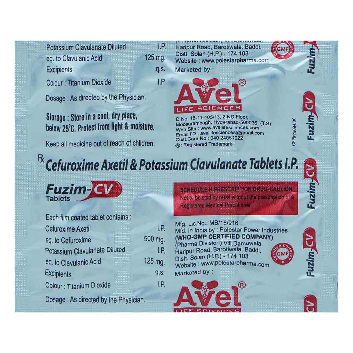 Fuzim-CV Tablet | Uses, Side Effects, Price | Apollo Pharmacy